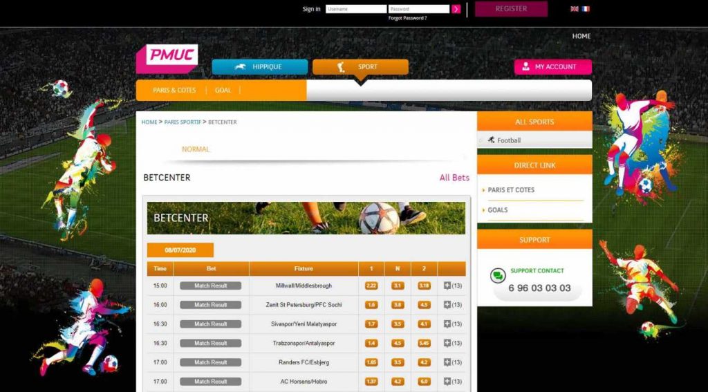 PMUC Cameroun ♣️ PMUC en ligne ♣️ Pari sportif PMUC avec dépôt minimum ...